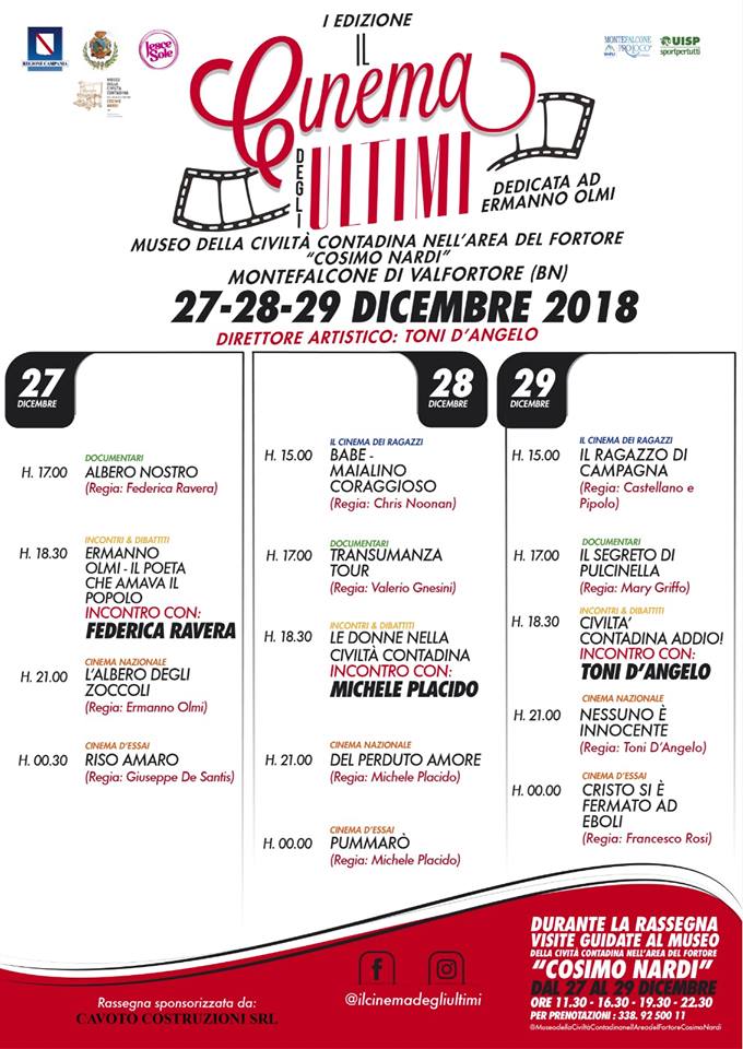 Il cinema degli Ultimi: Placido, Rivera e D’Angelo al museo della ...