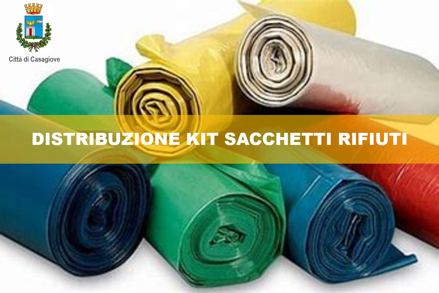 Casagiove, riparte la distribuzione dei sacchetti per i rifiuti all ...