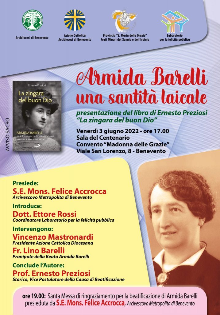 Ernesto Preziosi presenta il suo libro sulla figura della Beata Armida ...