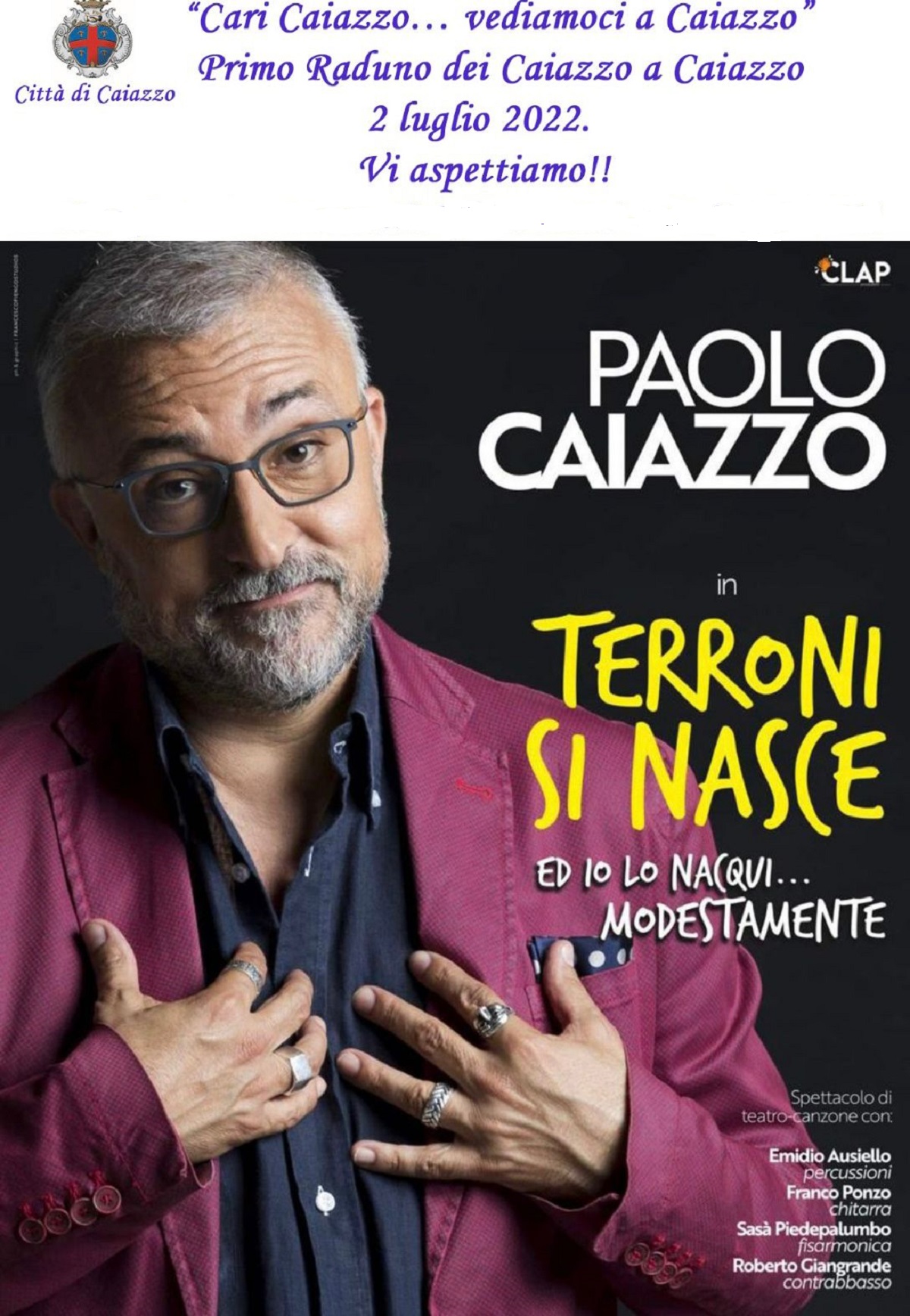 Cresce l’attesa per il ‘Primo raduno dei Caiazzo a Caiazzo’ – Vivi Campania