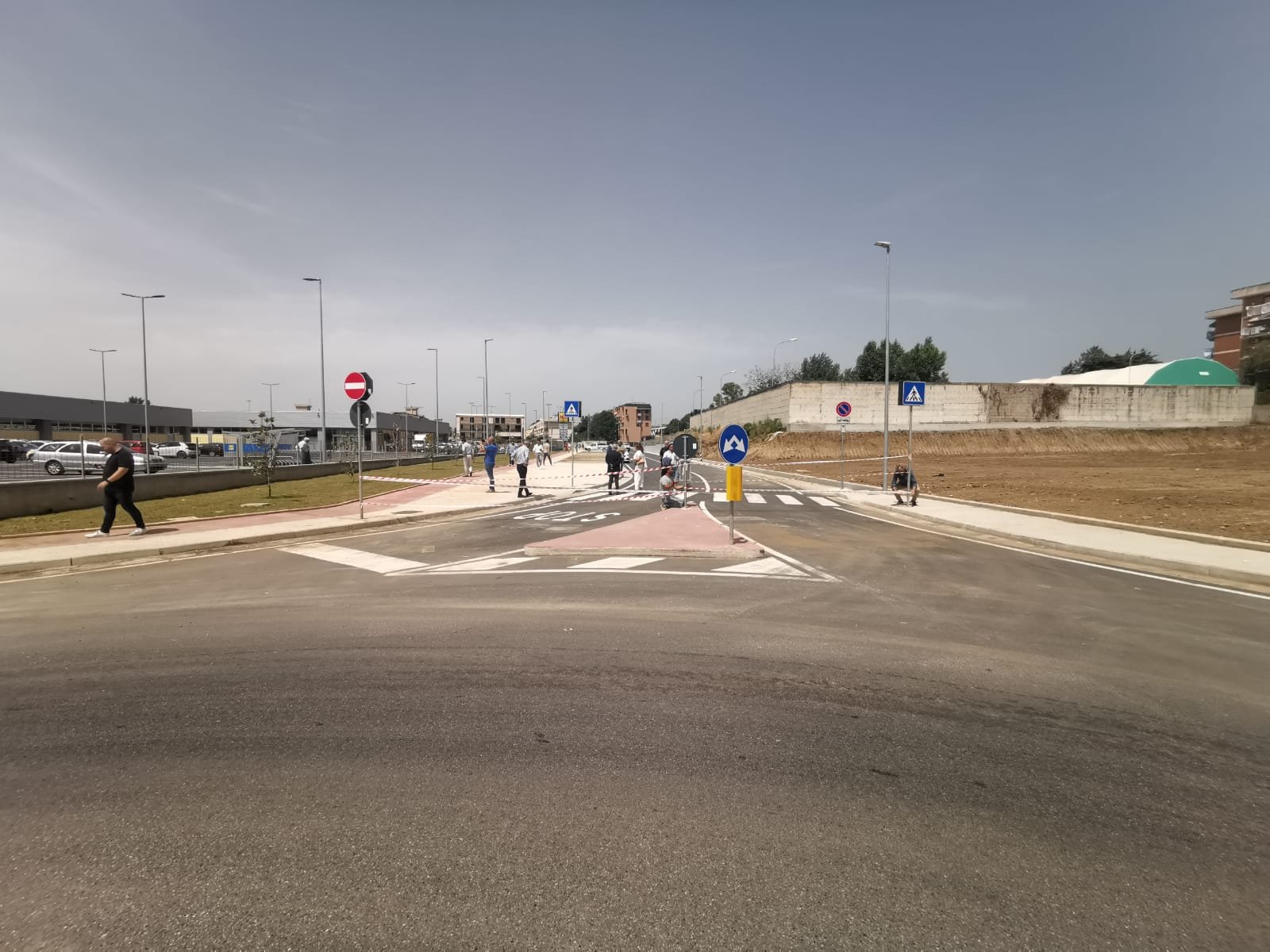 Caserta, inaugurata la strada tra via Borsellino e via Laviano con il ...