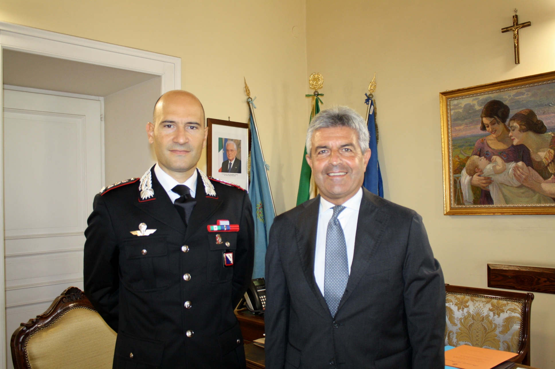 Carabinieri, il neo comandante provinciale in visita alla Provincia ...